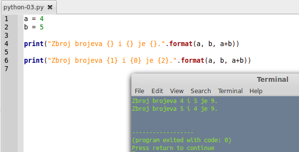 Serijal tekstova: Zajedno naučimo Python (3. dio) – Načini ispisa i ...